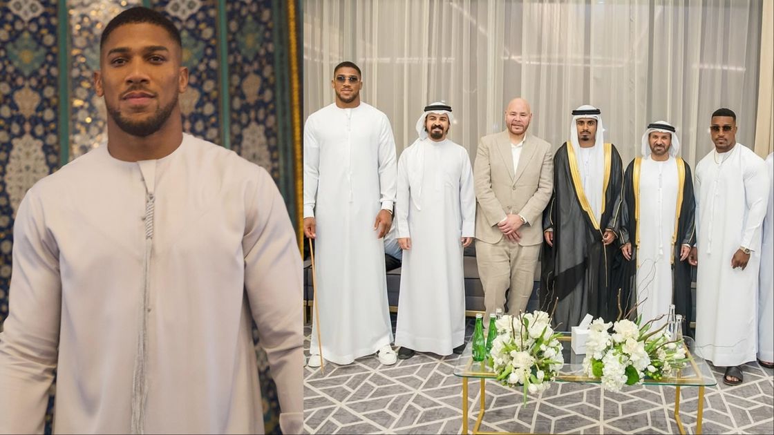 Anthony Joshua: Nigerian boxer teams up with Ashton Hall and Fat Joe ...