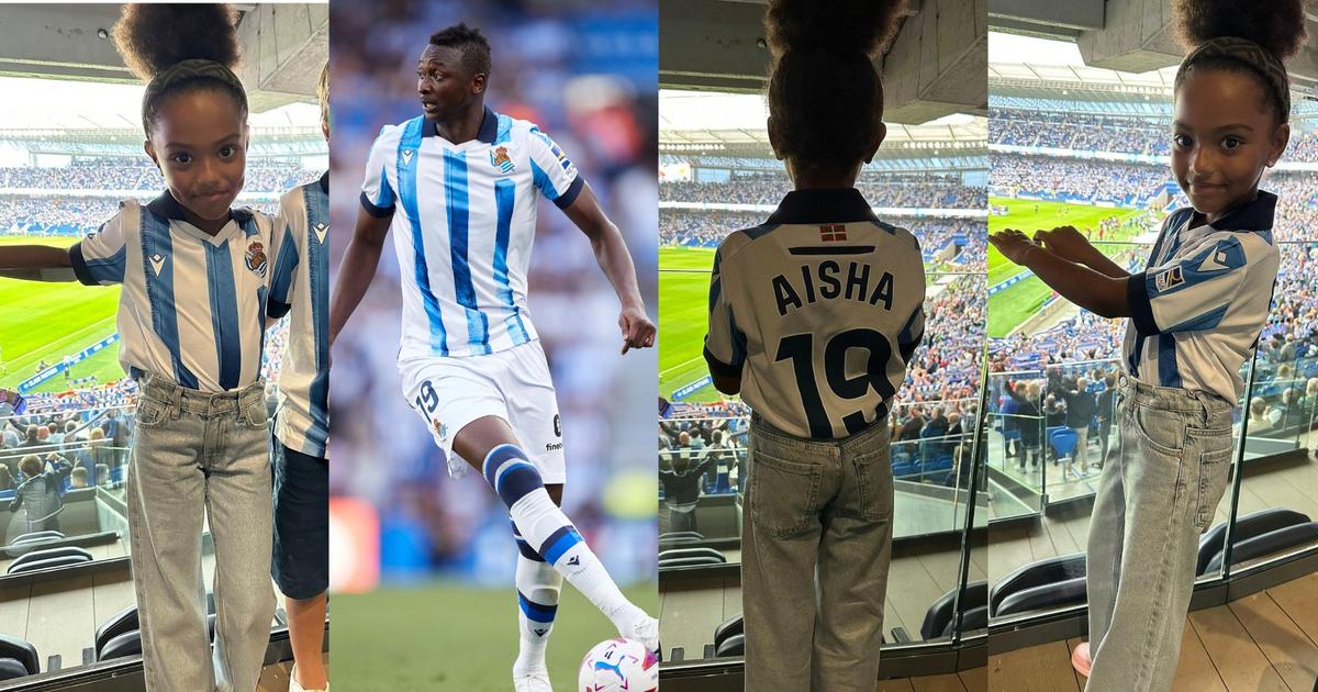 Umar Sadiq: Aisha and Judy Memini support Super Eagles star at Real ...