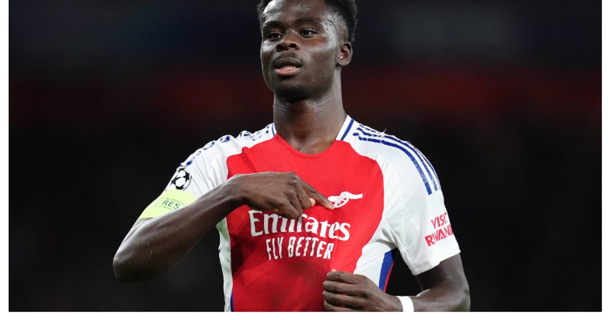 Arsenal star boy Saka reveals speech he gave teammates before ...