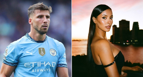 Ruben Dias and Maya Jama: Man City star seemingly confirms romance with ...