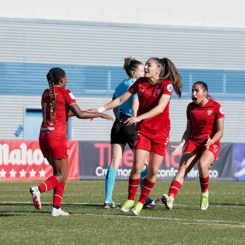 Toni Payne: Super Falcons star scores for Sevilla against Madrid ...