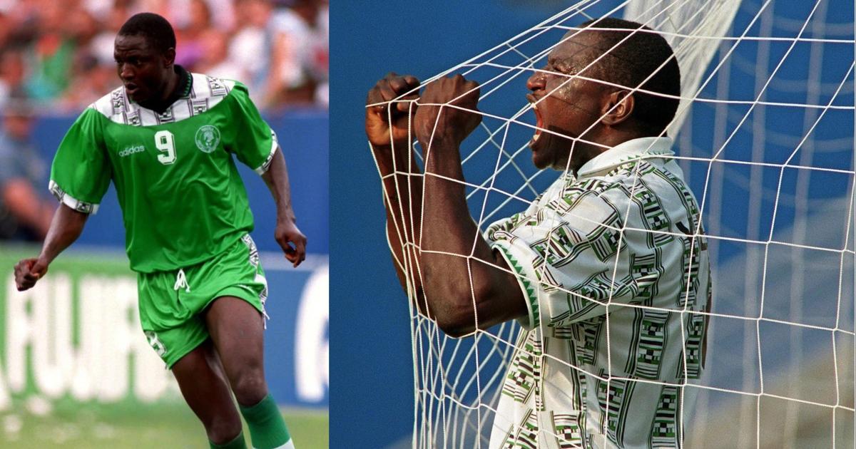 Super Eagles celebrate Rashidi Yekini: Show off tears and Nigeria's 1st ...