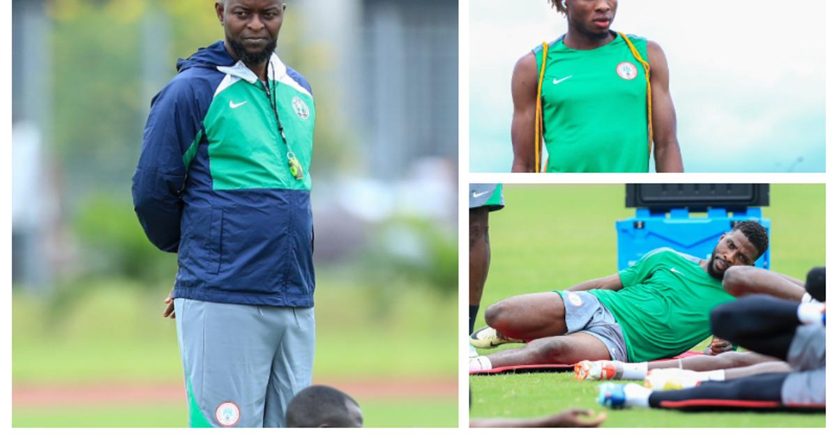 Watch: Super Eagles players train with new Nike kit ahead of South ...