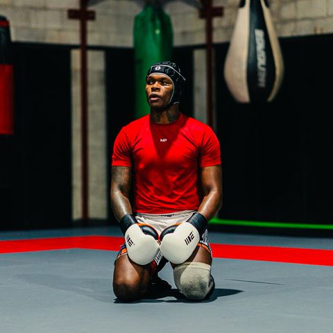 Israel Adesanya: Nigerian-born UFC star returns to training ahead of ...