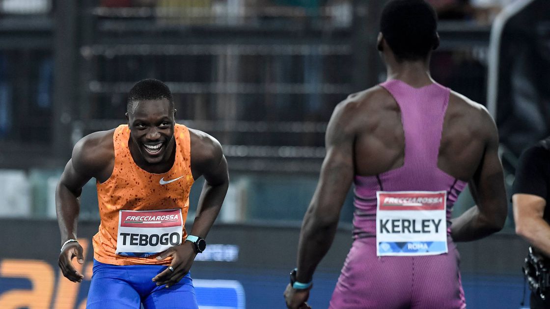 American duo of Fred Kerley and Erriyon Knighton plot for Tebogo in ...
