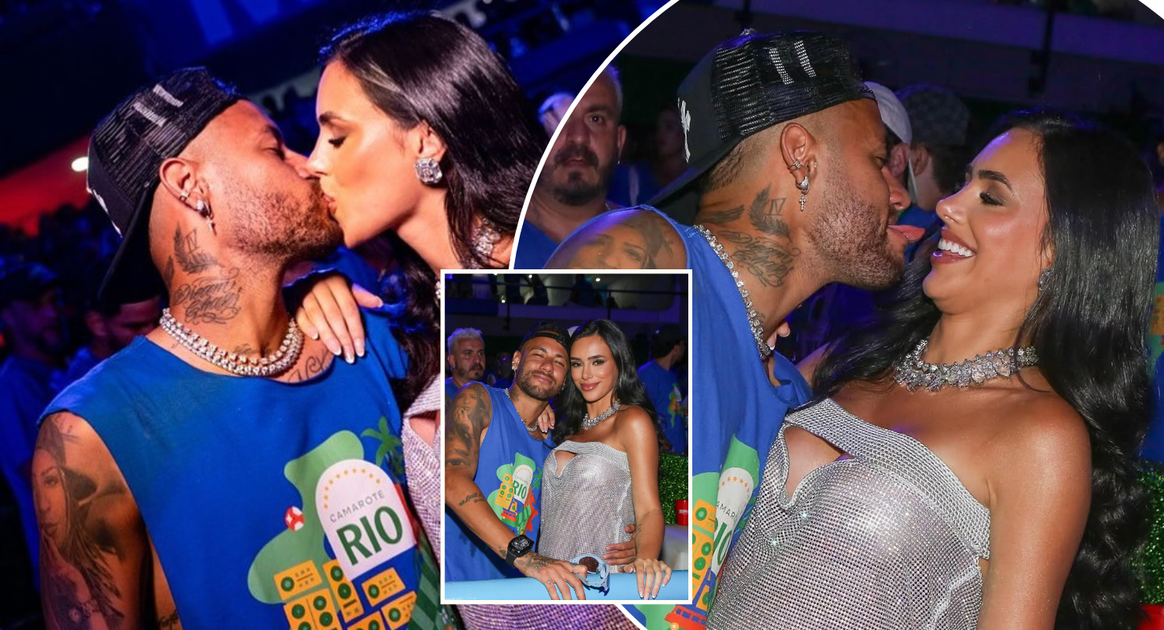 Couple goals: Neymar and Bruna Biancardi steal spotlight with kiss at Rio Carnival amid 2nd ...