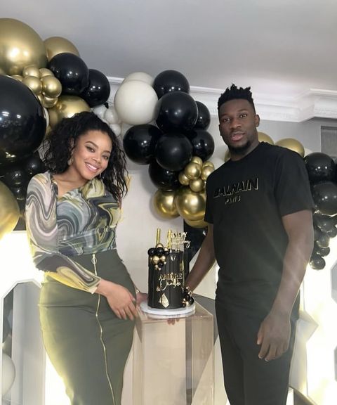 Melanie Kamayou: Man Utd goalkeeper André Onana celebrates 28th ...