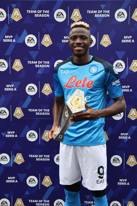 Victor Osimhen: Napoli striker shows off adorable daughter Hailey to ...