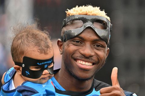 Victor Osimhen: Napoli striker shows off adorable daughter Hailey to ...