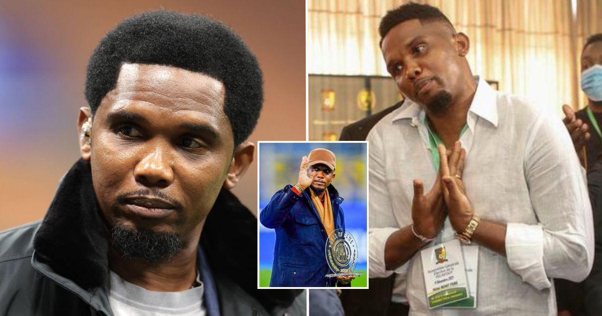 Samuel Eto'o: CAF slaps FECAFOOT chairman with ₦300 MILLION fine after ...