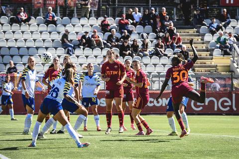Super Falcons: Rinsola Babajide scores 1st League goal for AS Roma ...