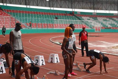 Empty stadium greets Tobi Amusan's return at the 2023 Nigeria Trials in ...