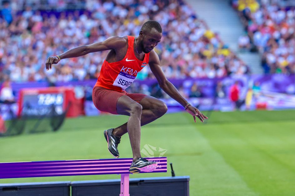 Kenya's Amos Serem sneaks into steeplechase final after dramatic finish ...