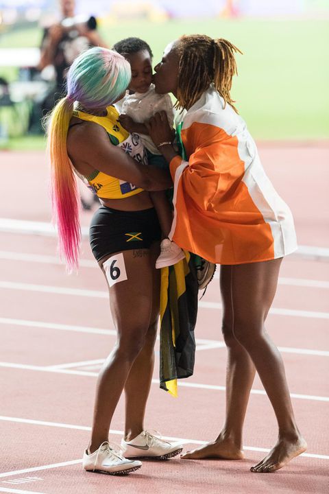 Africa's fastest woman pays homage to one of the greatest sprinters in ...