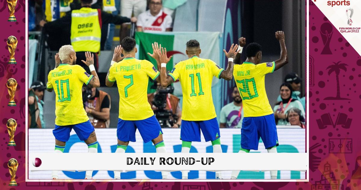 Samba Boys dance around K Warriors in the R16 party, to face Croatia ...