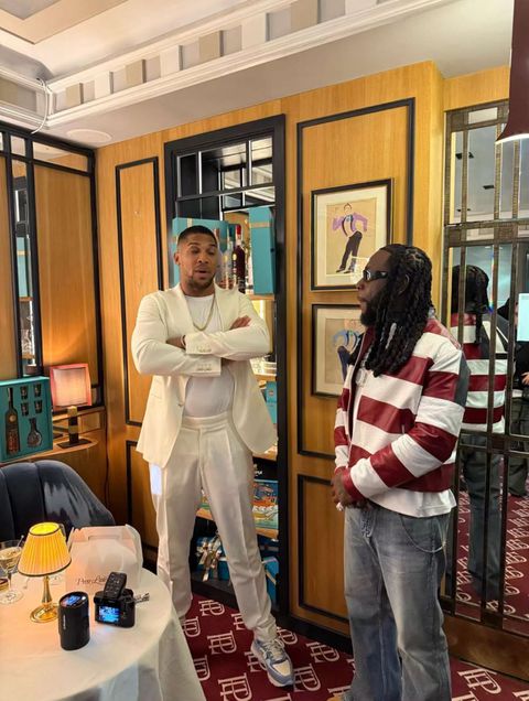 Anthony Joshua and Burna Boy: Nigerian boxer teams up with African ...