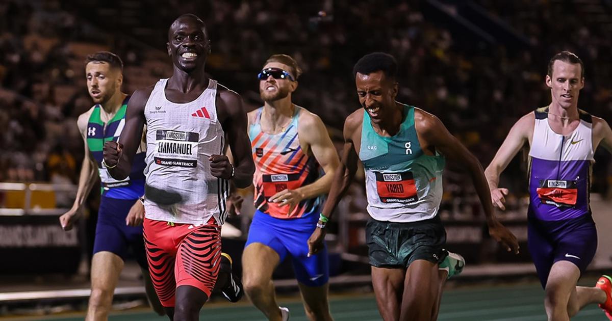 Emmanuel Wanyonyi destroys 1500m field, leaves Cole Hocker, Josh Kerr ...
