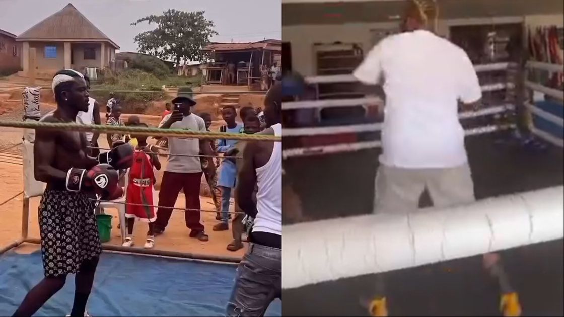 Portable shows off training for Speed Darlington boxing match | Pulse ...