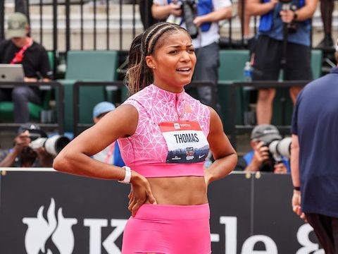 Gabby Thomas: Olympic 200m champion out of Tokyo 2025 World ...