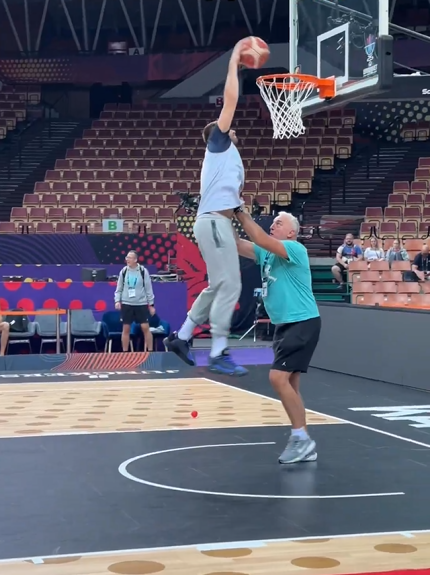 Watch as Lakers star Luka Dončić "Posterizes" Dad at EuroBasket ...