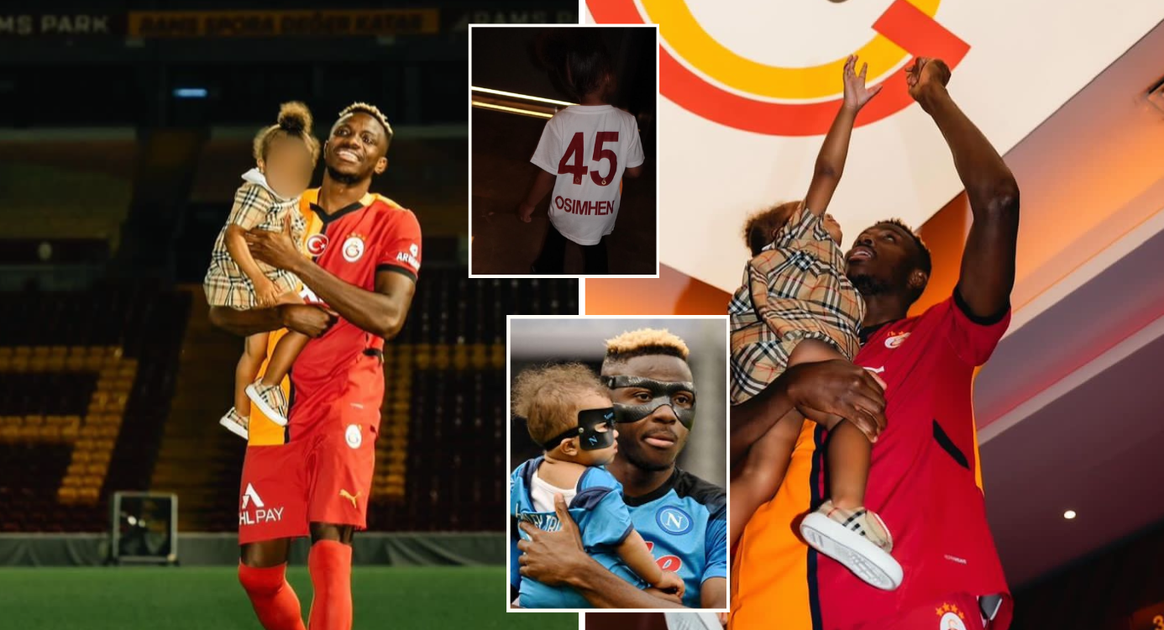 Victor Osimhen pens heartfelt letter to his daughter Hailey True as she ...