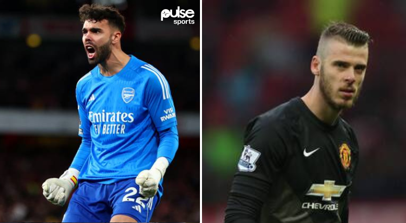 Arsenal's David Raya beats Ex-Manchester United star De Gea to ...