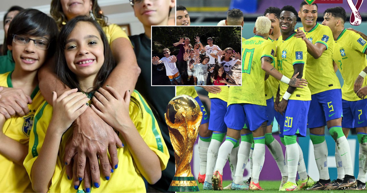Meet the incredible family with 12 fingers each supporting Brazil at ...