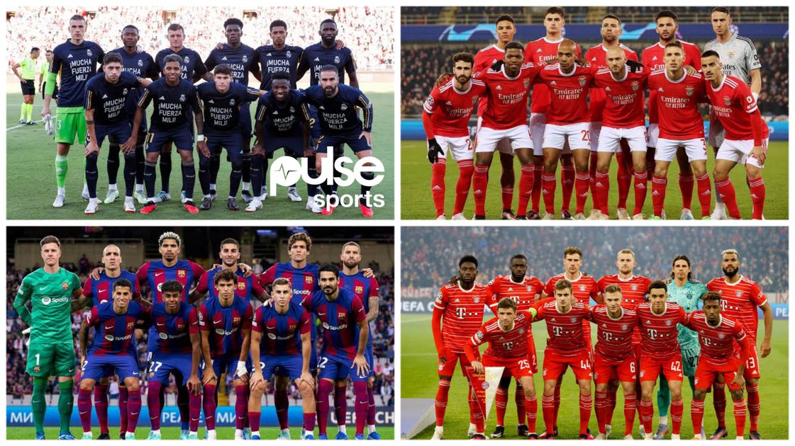 Real Madrid, Benfica ahead of Barcelona in the Top 10 Most Successful ...