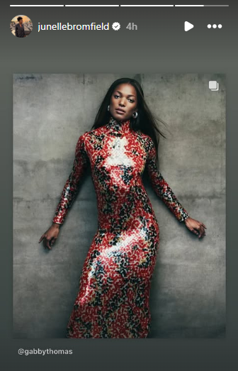 Junelle Bromfield celebrates Gabby Thomas as 2025 Vogue's winter cover ...