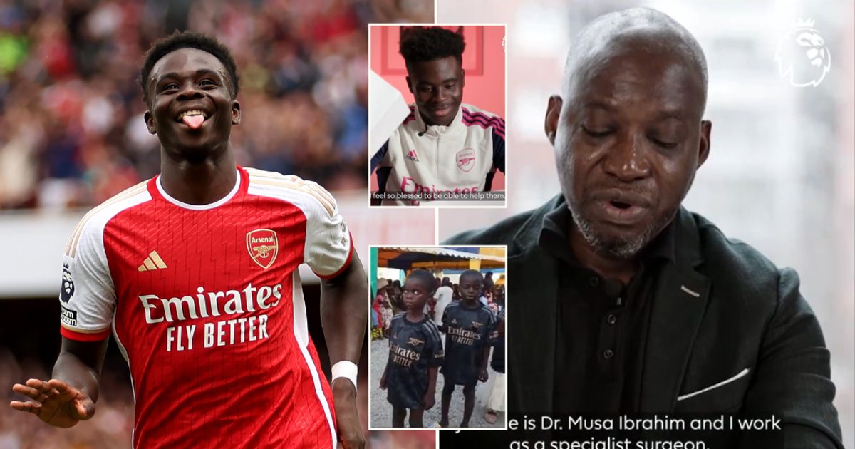 Bukayo Saka sends heartwarming letter to Nigerian doctor after funding ...