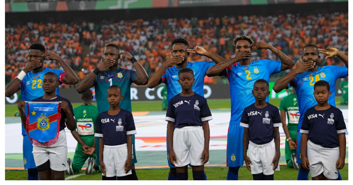AFCON 2023: Congo DR Players Stage Silent Anthem Protest at AFCON ...