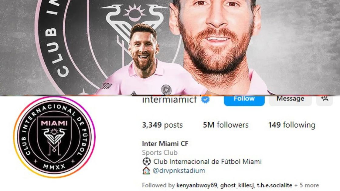 Messi effect! Inter Miami quadruple their Instagram followers a day ...