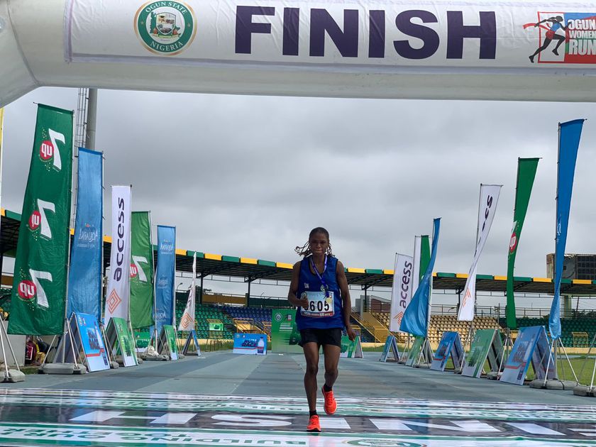 16-Year-Old Saibu Yetunde wins Ogun Women Run | Pulse Sports Nigeria