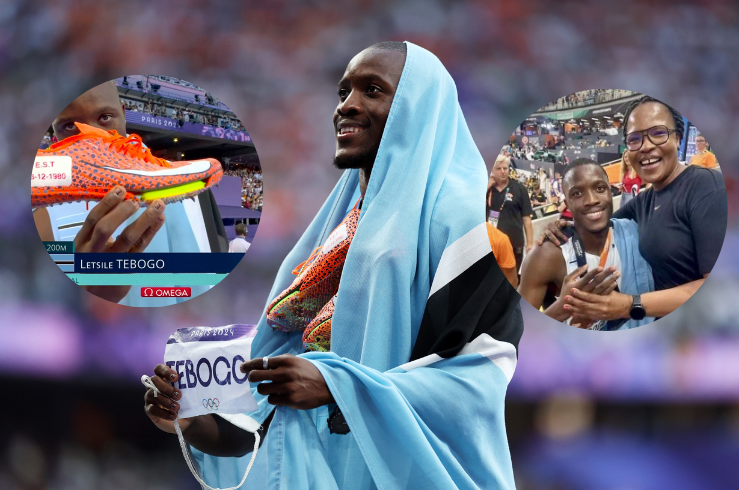 'For you mum' - Letsile Tebogo dedicates historic Olympic 200m gold to ...