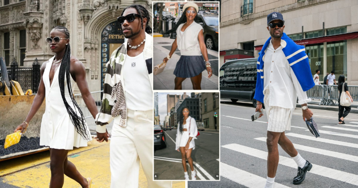 New York Fashion Week: Noah Lyles, Rai Benjamin, and Sha'Carri ...
