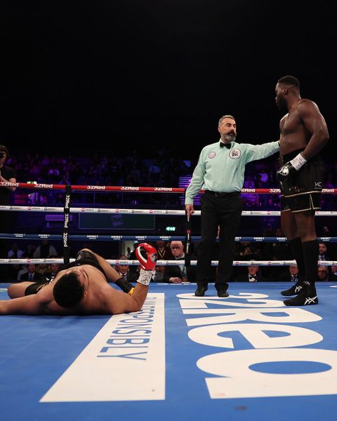 Lawrence Okolie: Nigerian-born boxer stops Hussein Muhamed in ...
