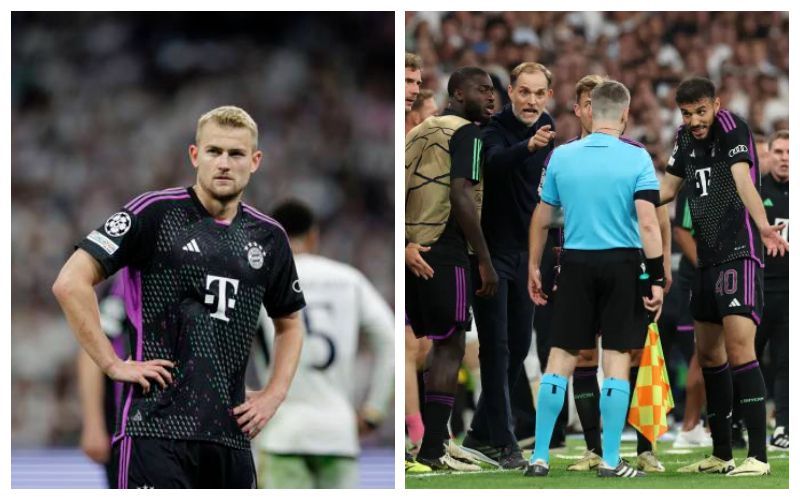 Bayern Munich defender De Ligt claims the linesman apologised to him ...