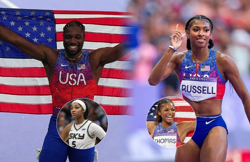 Masai Russell agrees with Noah Lyles on how to grow athlete brands as ...