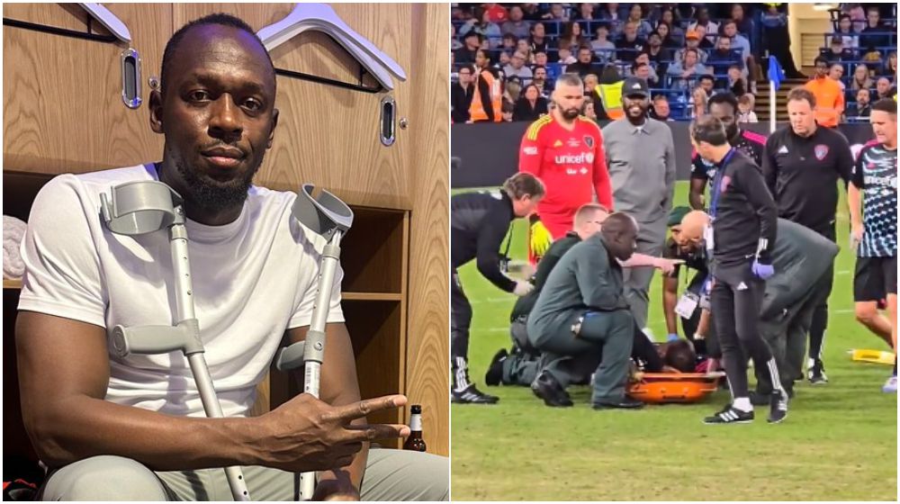 Soccer Aid heartbreak as aspiring footballer Usain Bolt suffers serious ...