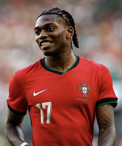 Rafael Leão and Inês Rebelo confirm dating rumours as Portugal star ...