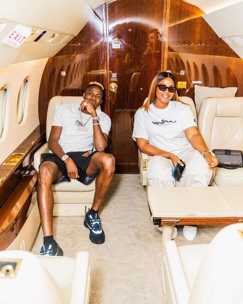 Victor Osimhen and Sister Blessing: Super Eagles star explains journey ...