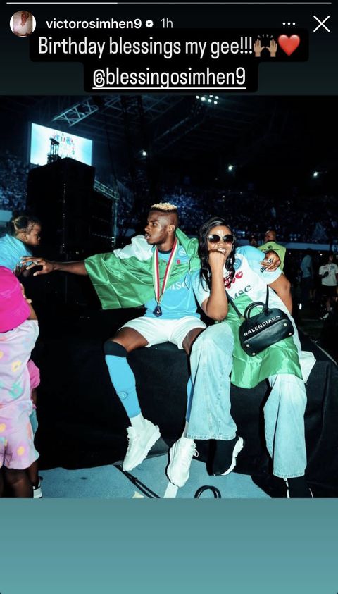 Victor Osimhen celebrates his beautiful sister Blessing on her birthday ...