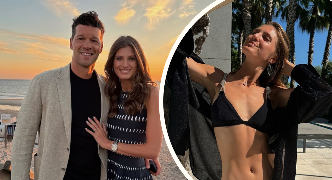 Ballack, 48, slams reports that his 23 y/o model WAG is his late teenage son’s ex-girlfriend ...