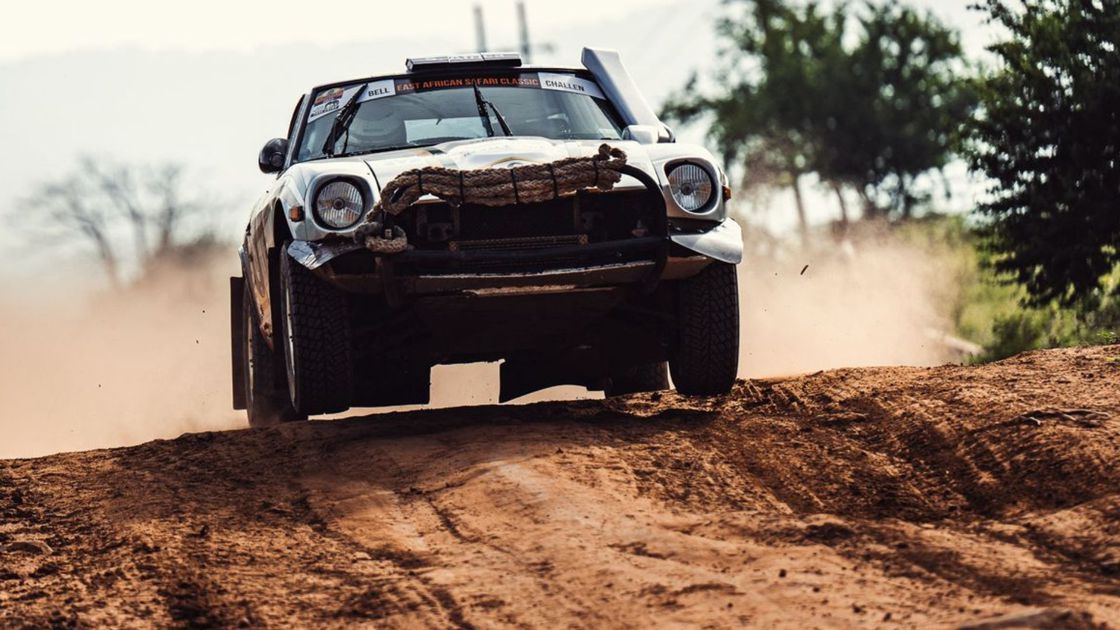 South African driver Geoff Bell seizes early lead in East African ...