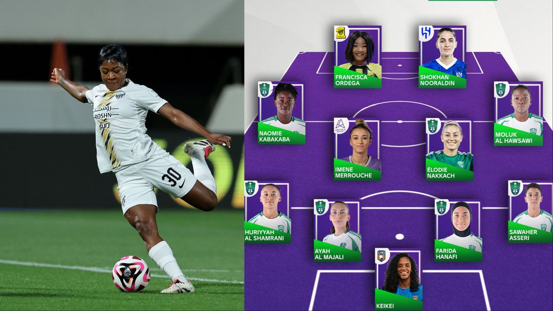 Francisca Ordega: Super Falcons star makes Team of the Week in Saudi ...
