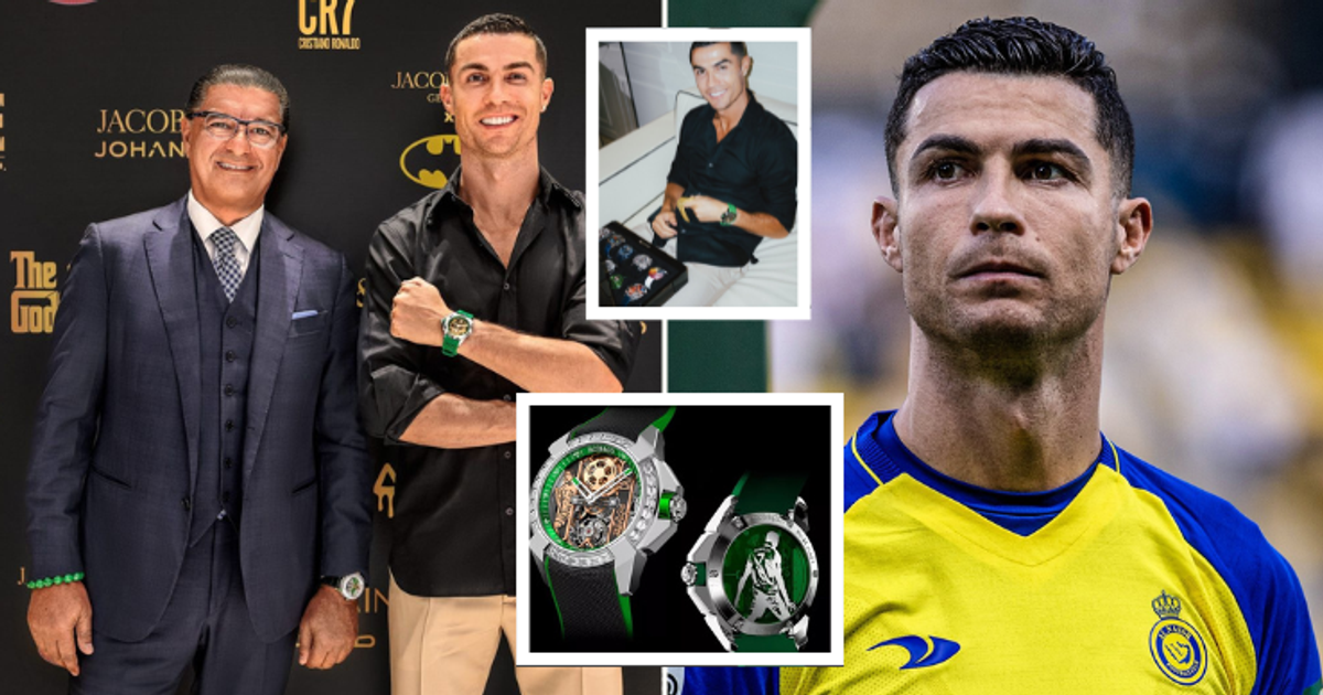 Cristiano Ronaldo gifted custom watch worth over N86 million at Jacob ...