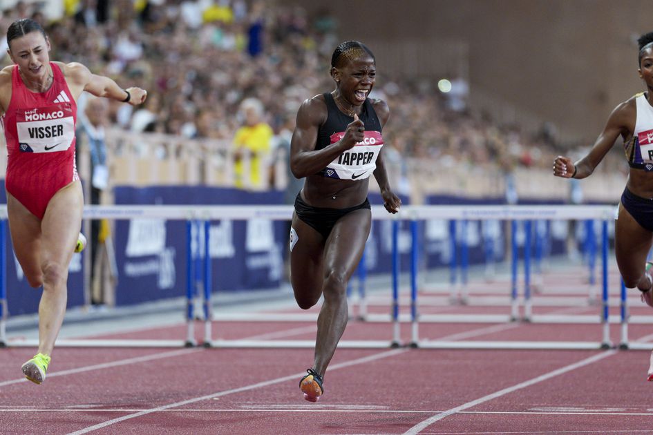 Megan Tapper stuns loaded 100mH field, storms to first career Diamond ...
