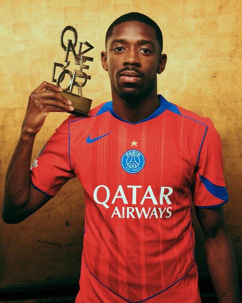 PSG star Ousmane Dembele celebrates Onze d'Or win | Pulse Sports Nigeria