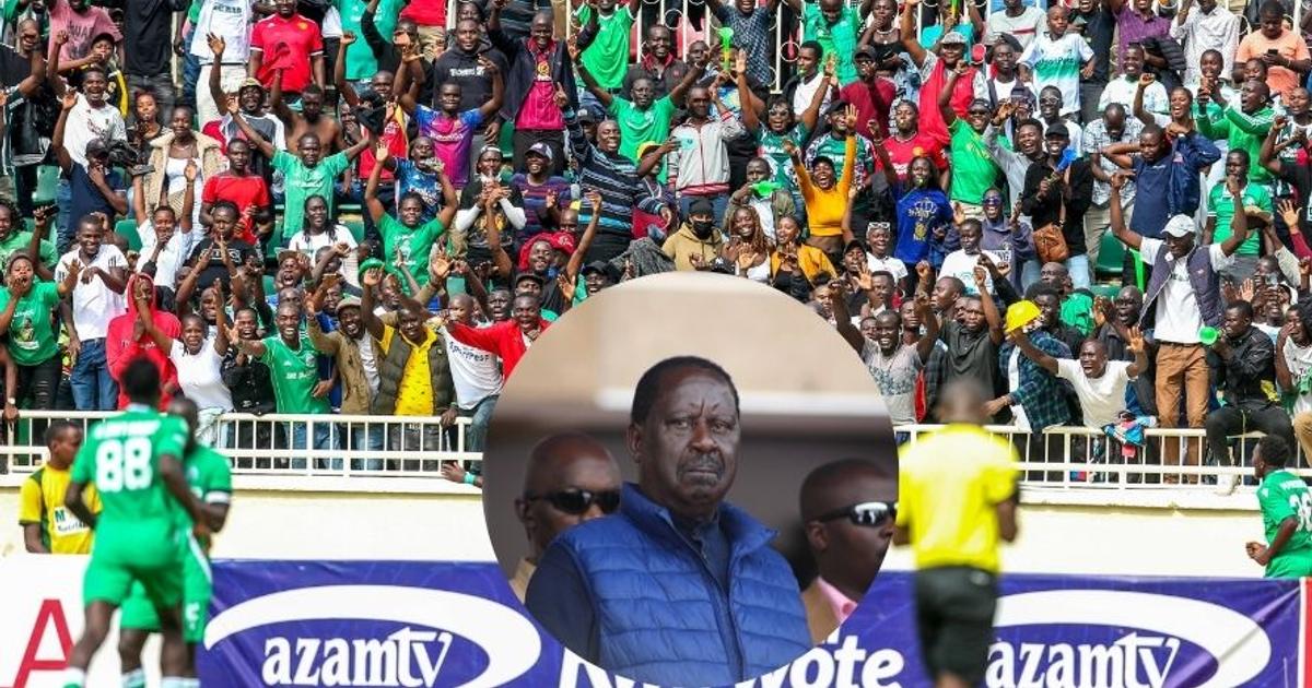 Gor Mahia VP Sally Bolo Joins Fans on Tribute March to Raila Odinga's ...