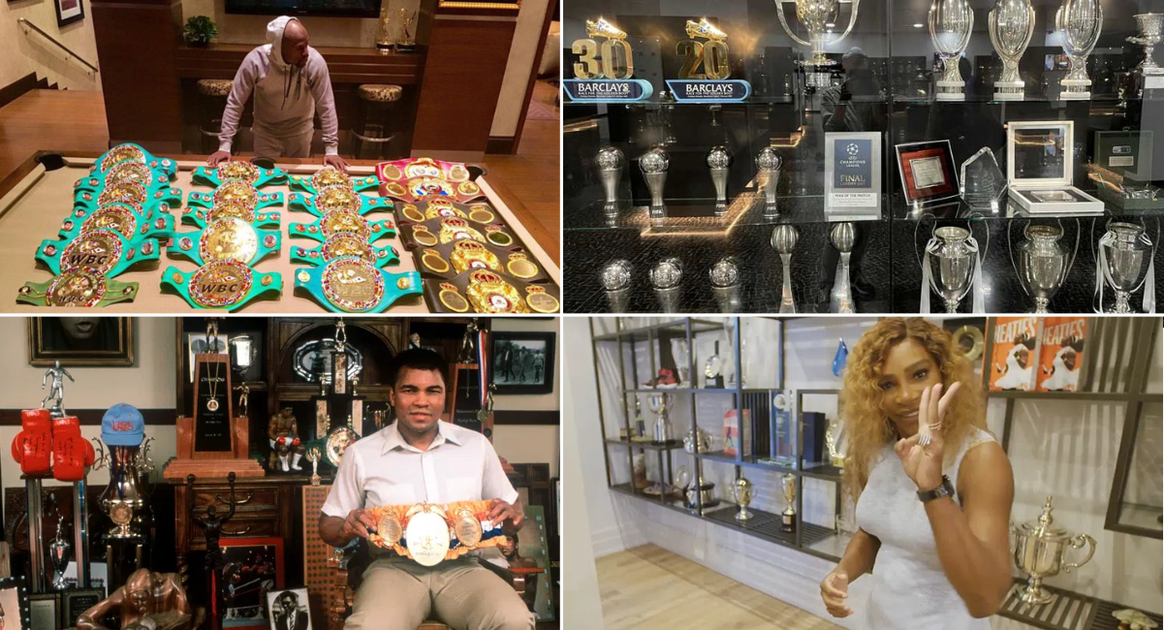 From Ronaldo to Floyd Mayweather: The most amazing trophy rooms owned ...